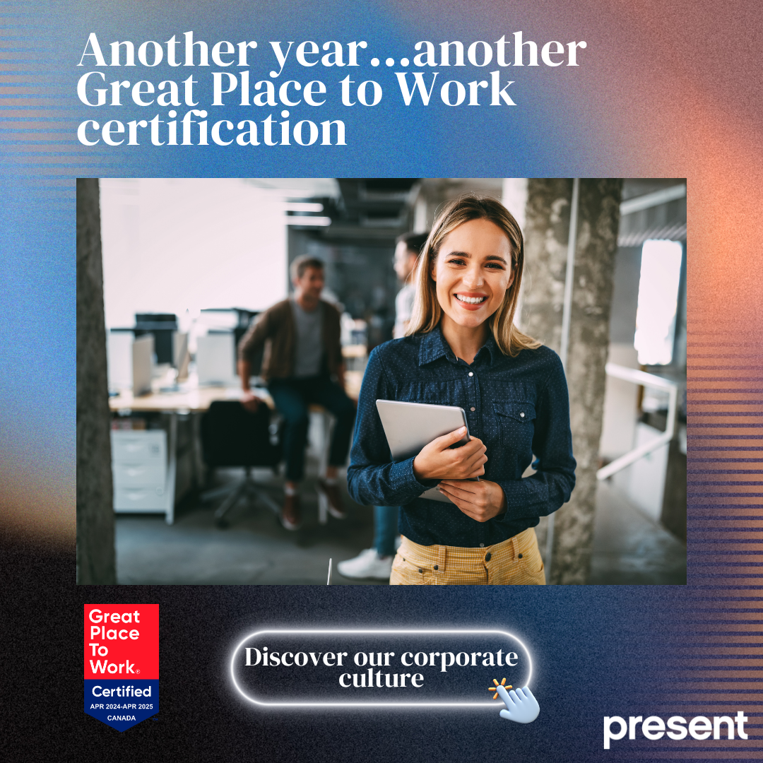 Celebrating Five Years of Great Place to Work Certification at Present ...